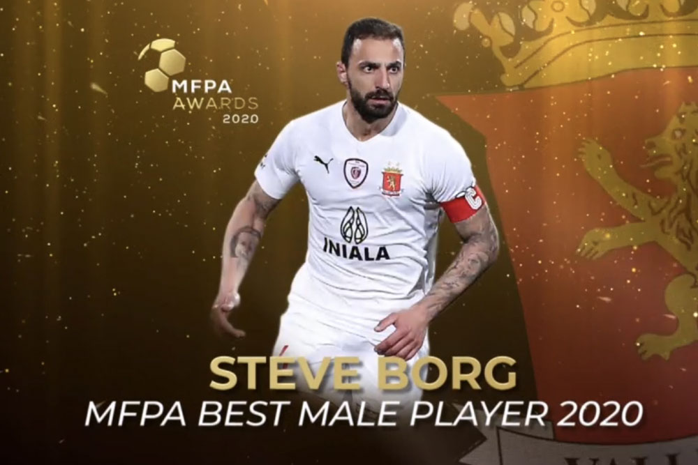 Steve Borg claims MFPA Best Player Award 2019/20 - maltafootball.com