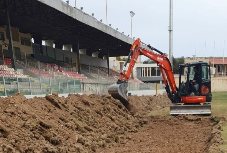Infrastructural works at Hibernians Stadium, MFA Training Grounds ...
