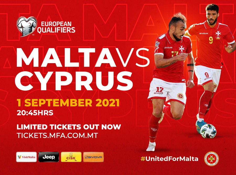 Tickets for Malta vs Cyprus go on sale - maltafootball.com