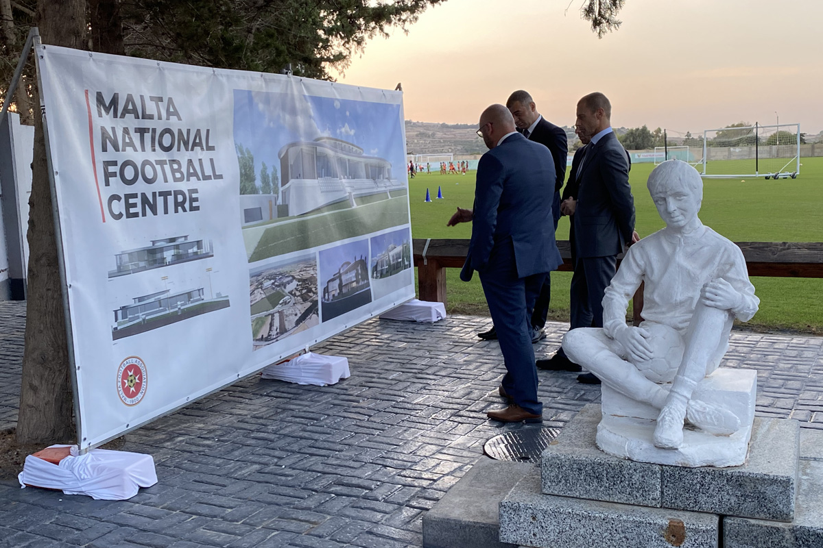 New pitches at MFA training grounds inaugurated by UEFA President ...