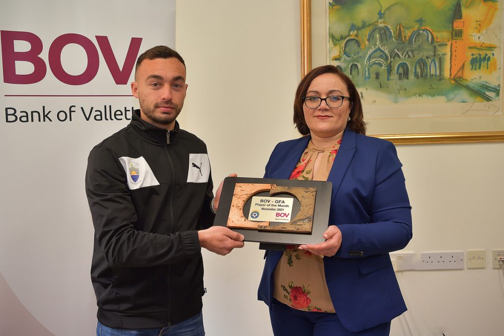 BOV GFA Player of the Month awards for Stefan Cassar, Johnny Camilleri ...