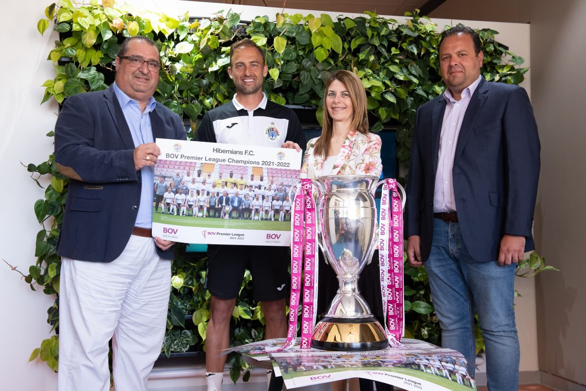 BOV celebrates champions Hibernians: Official BOV Premier League ...