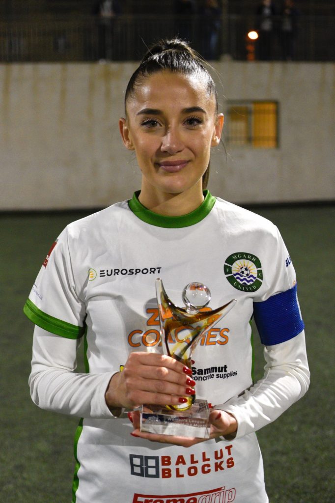 Brenda Borg named Player of the Month for March - maltafootball.com