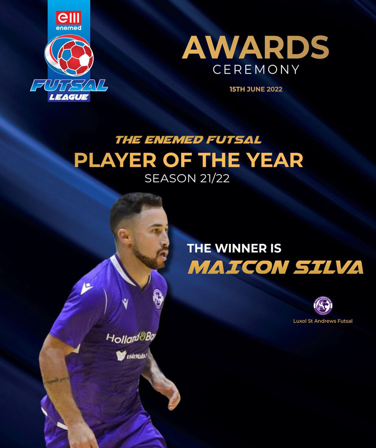 Maicon Silva claims Enemed Futsal Player of the Year 2021/22 award ...