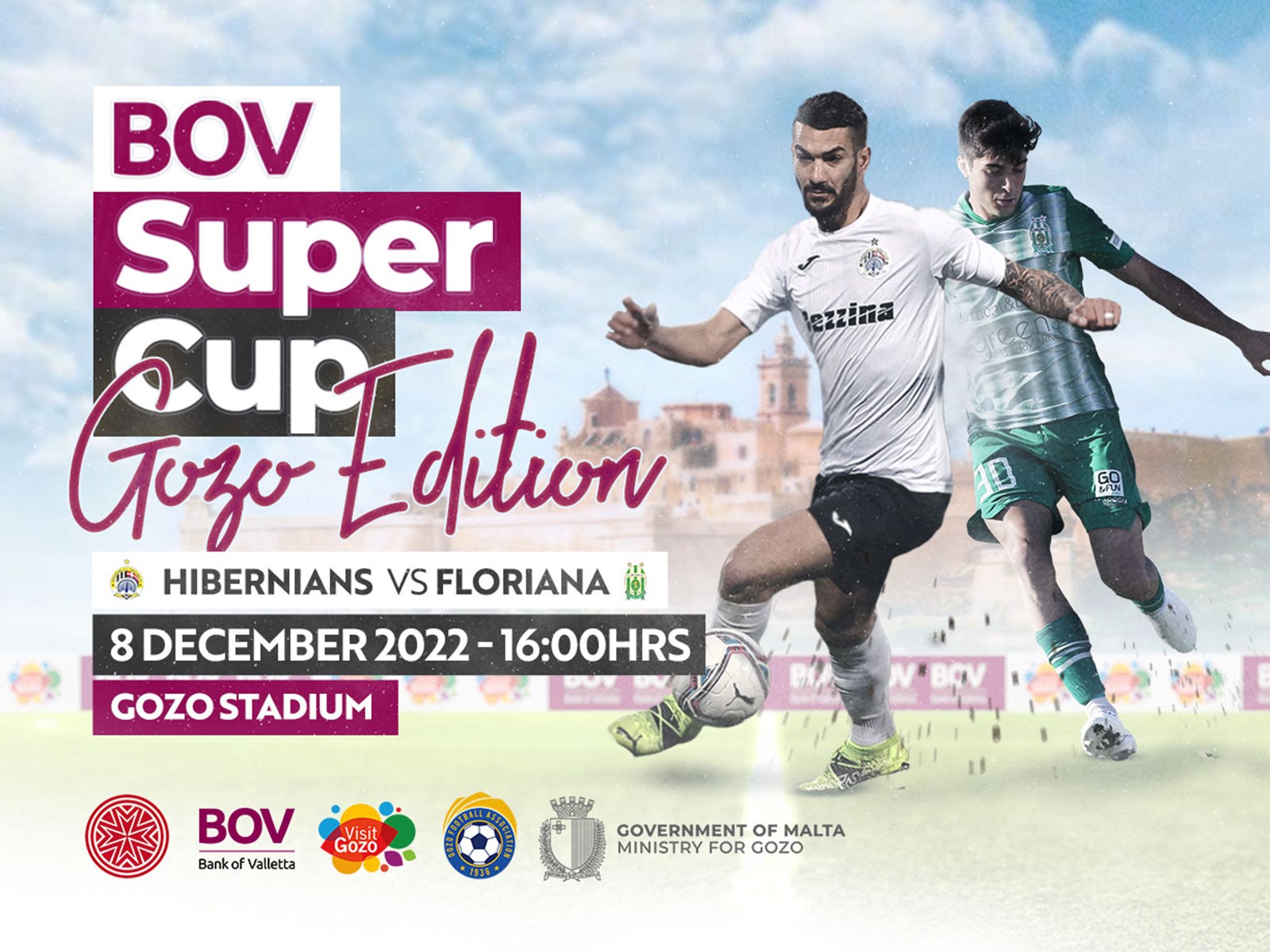 Tickets for BOV Super Cup – Gozo Edition go on sale - maltafootball.com
