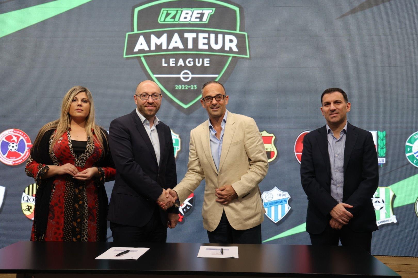 Izibet named title sponsors of National Amateur League - maltafootball.com