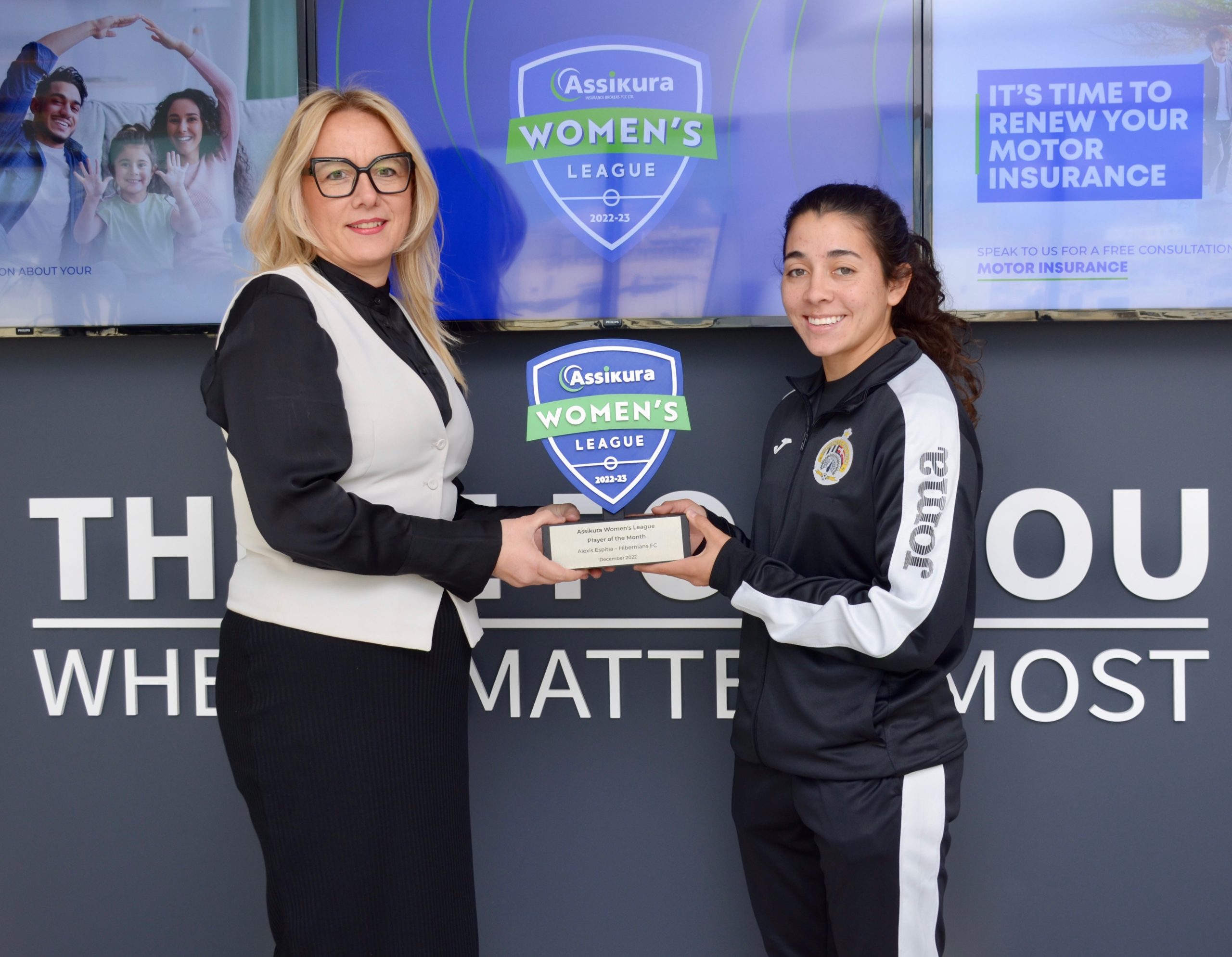 Alexis Espitia wins Assikura Award for December - maltafootball.com