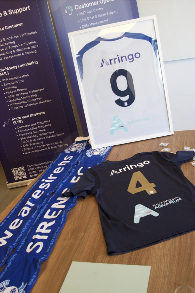 Arringo Ltd announces sponsorship of Sirens FC - maltafootball.com