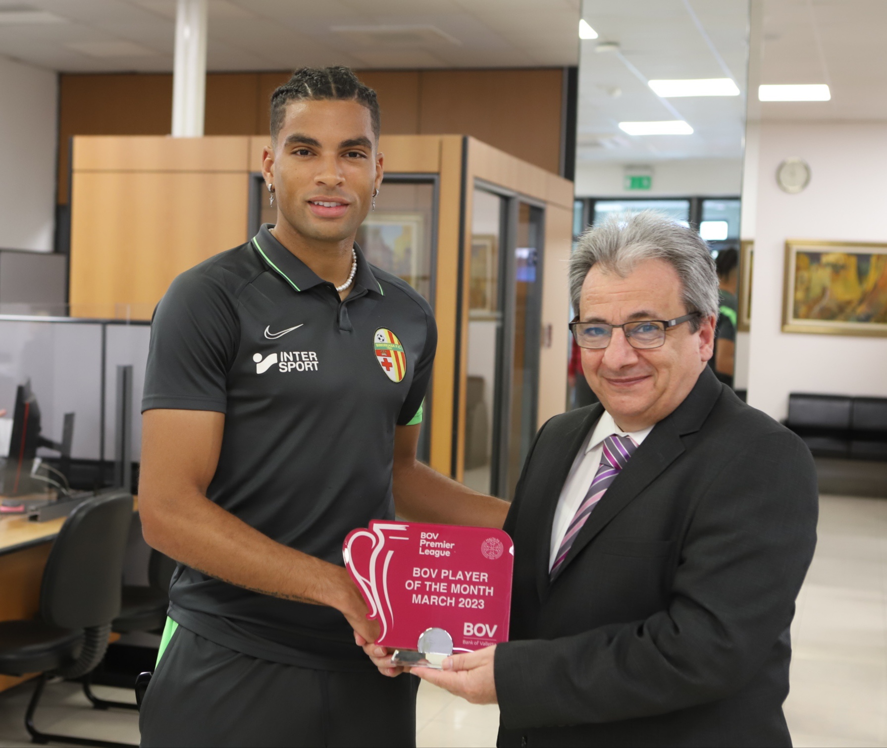 Yannick Yankam wins BOV Player of the Month Award for March ...