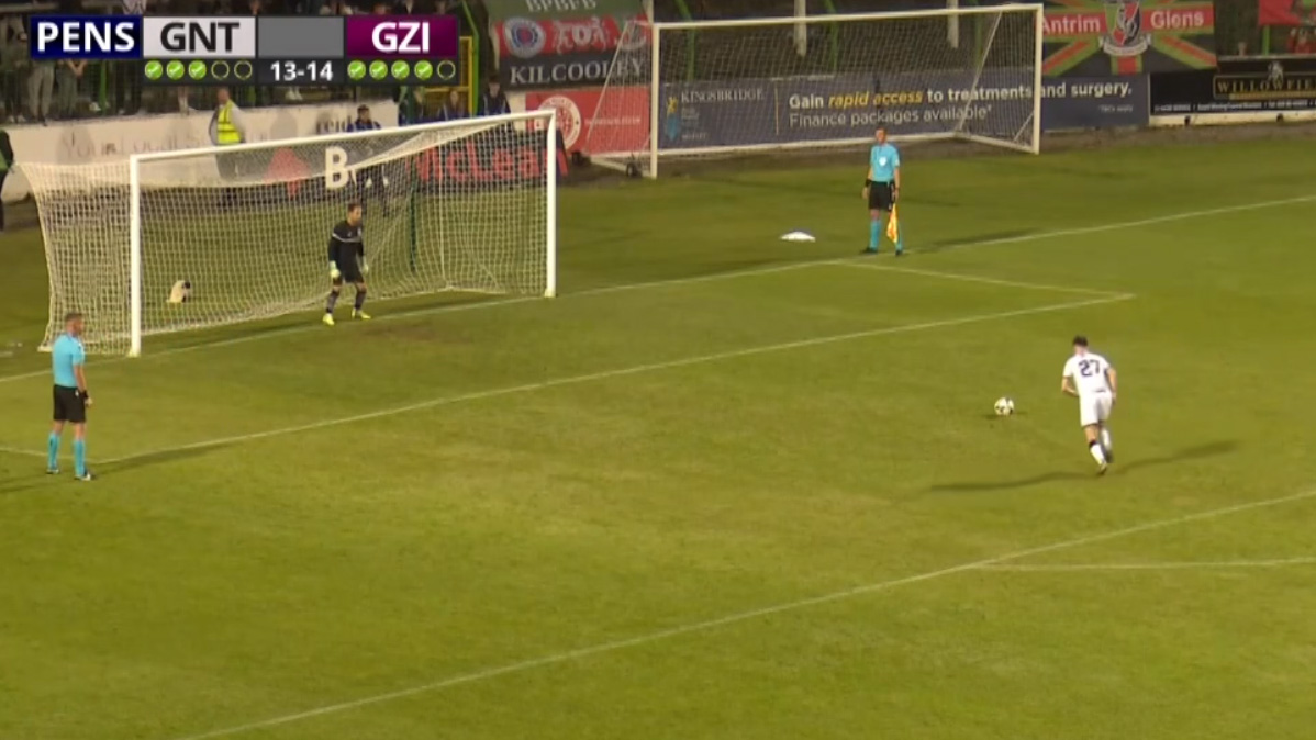 Glentoran-Gzira is the highest scoring penalty shoot-out in a UEFA ...