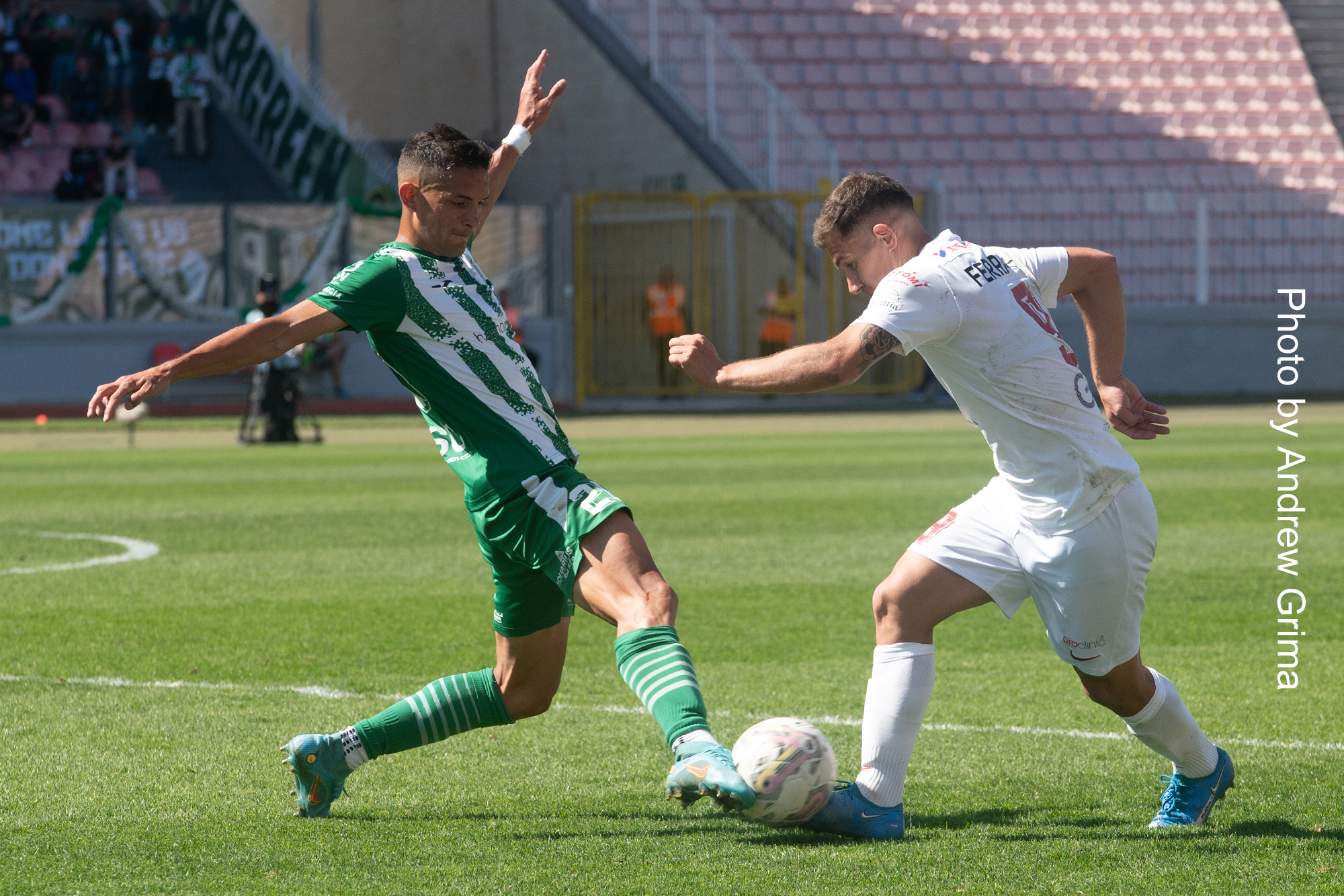 Floriana beat eternal rivals Valletta 2-0 to move five points clear ...